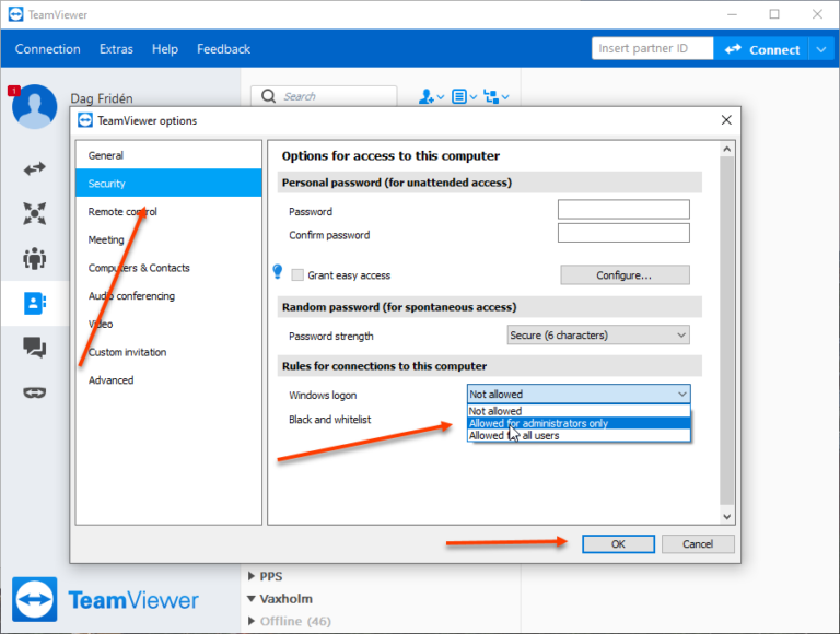 TeamViewer and UAC – Dag Fridén